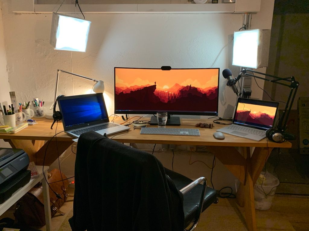 Lighten-up your home office with some DIY streaming softbox lights