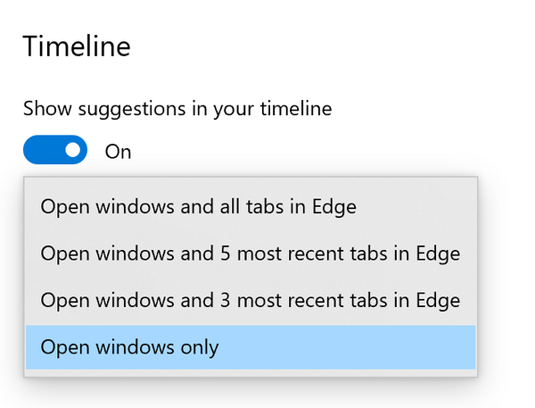 How to prevent Edge tabs to show in the Windows Alt+Tab menu?